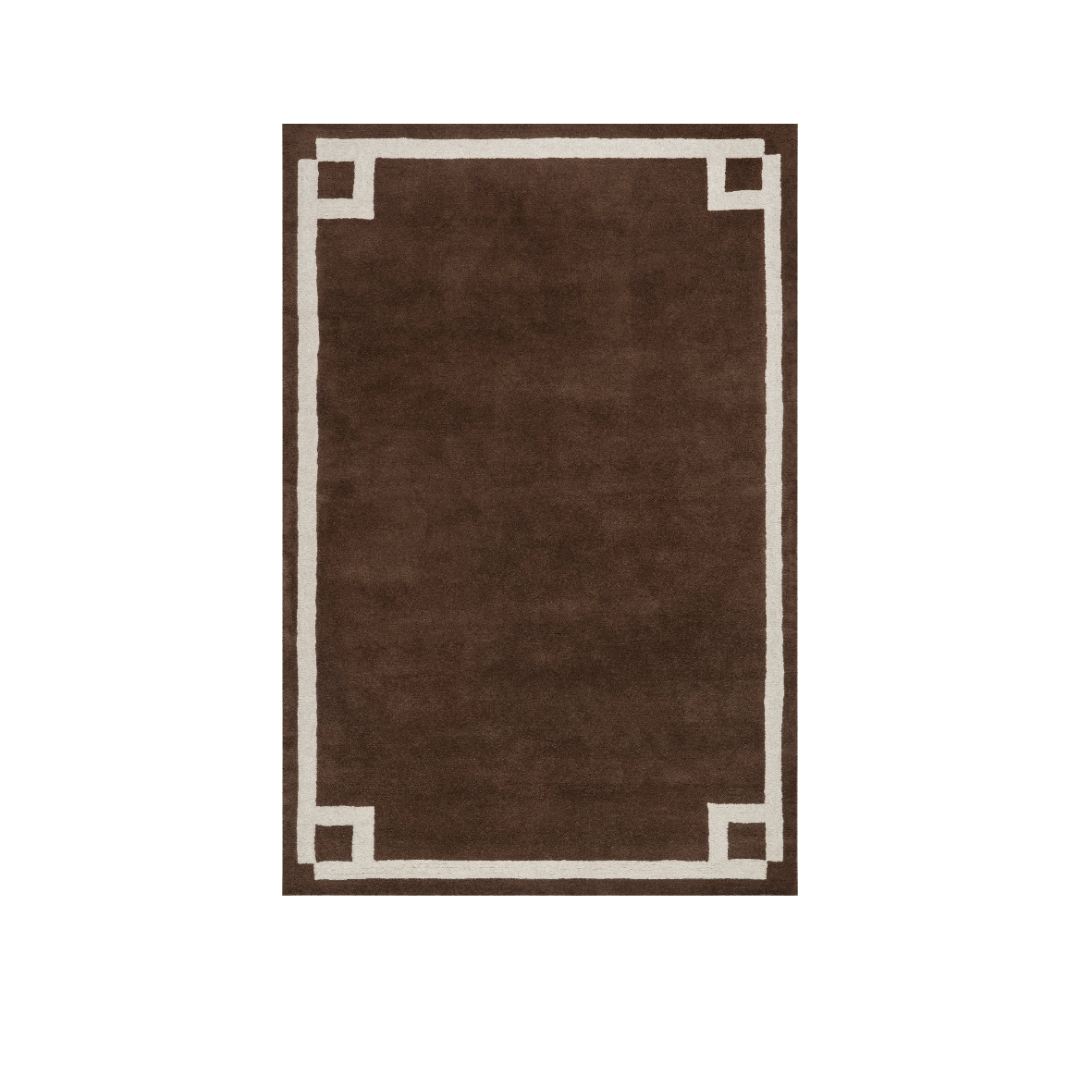 Grace Bordered Wool Rug - Nina Takesh